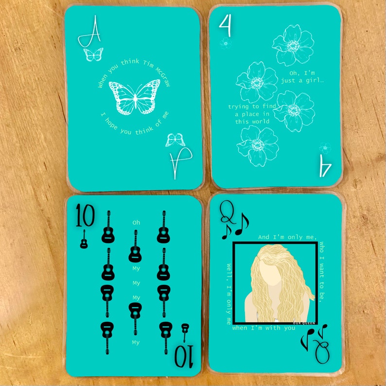 Debut Playing Cards Taylors Version - Etsy