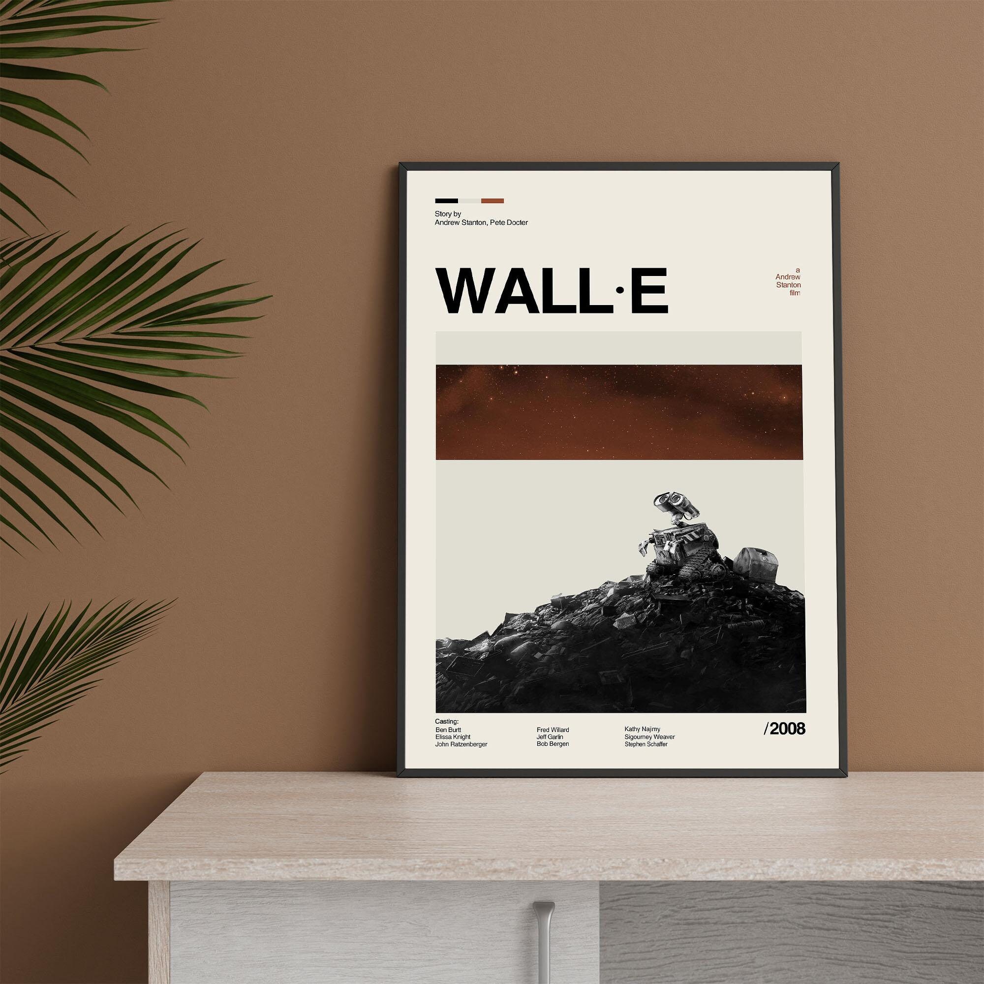 Wall E Poster Wall E Movie Movie Poster Minimalist Art - Etsy
