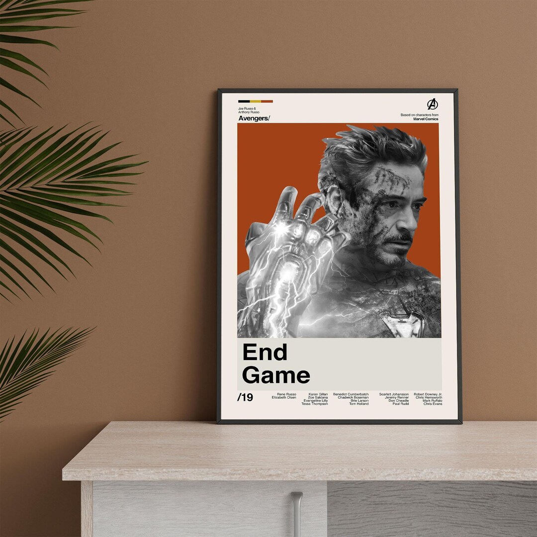The Avengers Movie Poster End Game Movie Movie Poster - Etsy