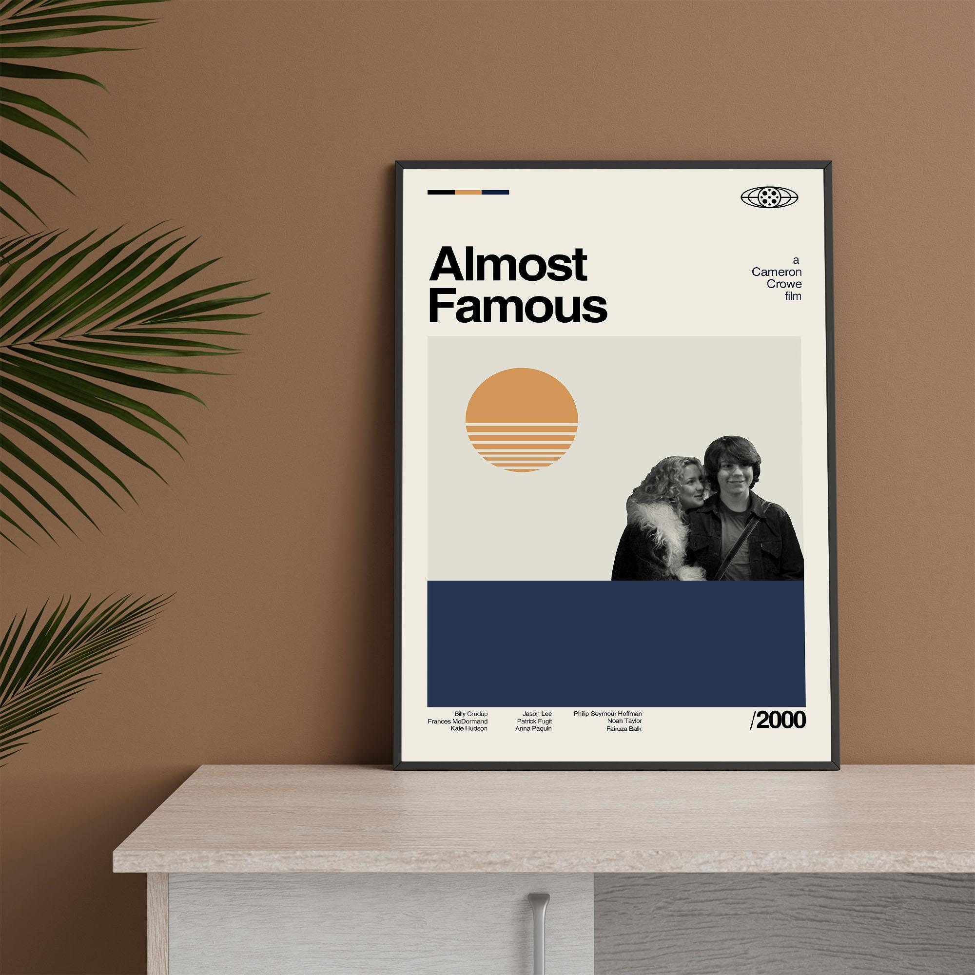 Almost Famous Movie Poster Cameron Crowe Movie Poster - Etsy