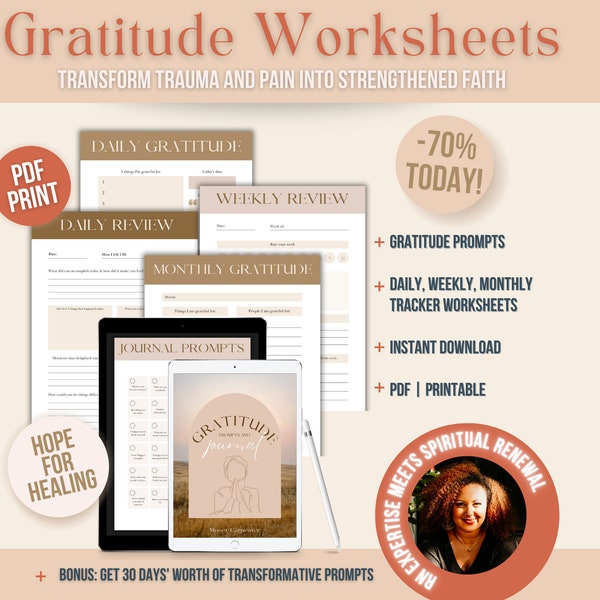 Christian Healing Worksheets - Etsy