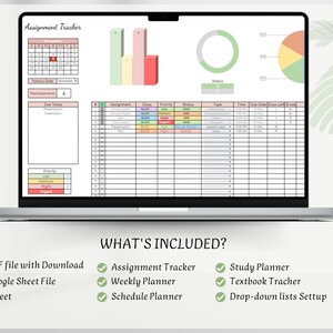 Student Digital Planner 2024, Online Planner Student, Academic Planner ...
