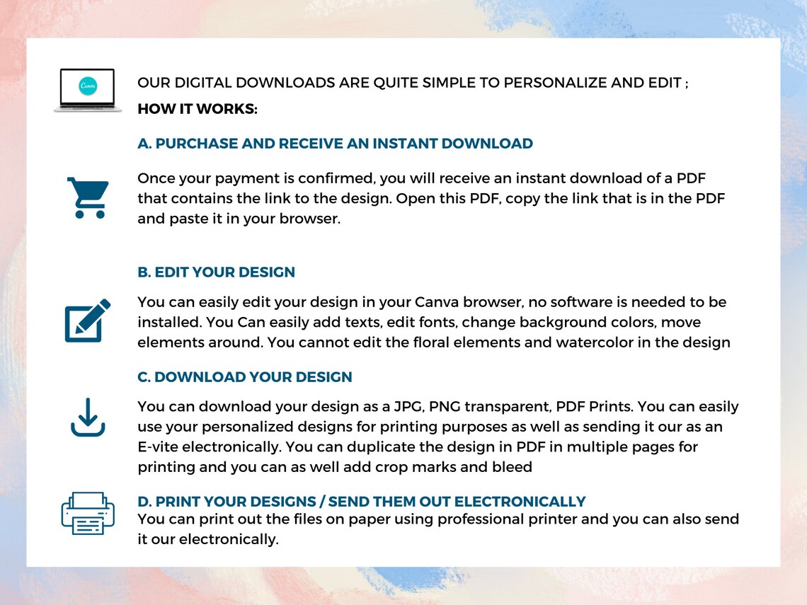 Custom Tshirt Order Form, Editable Order Form, Small Business Order ...