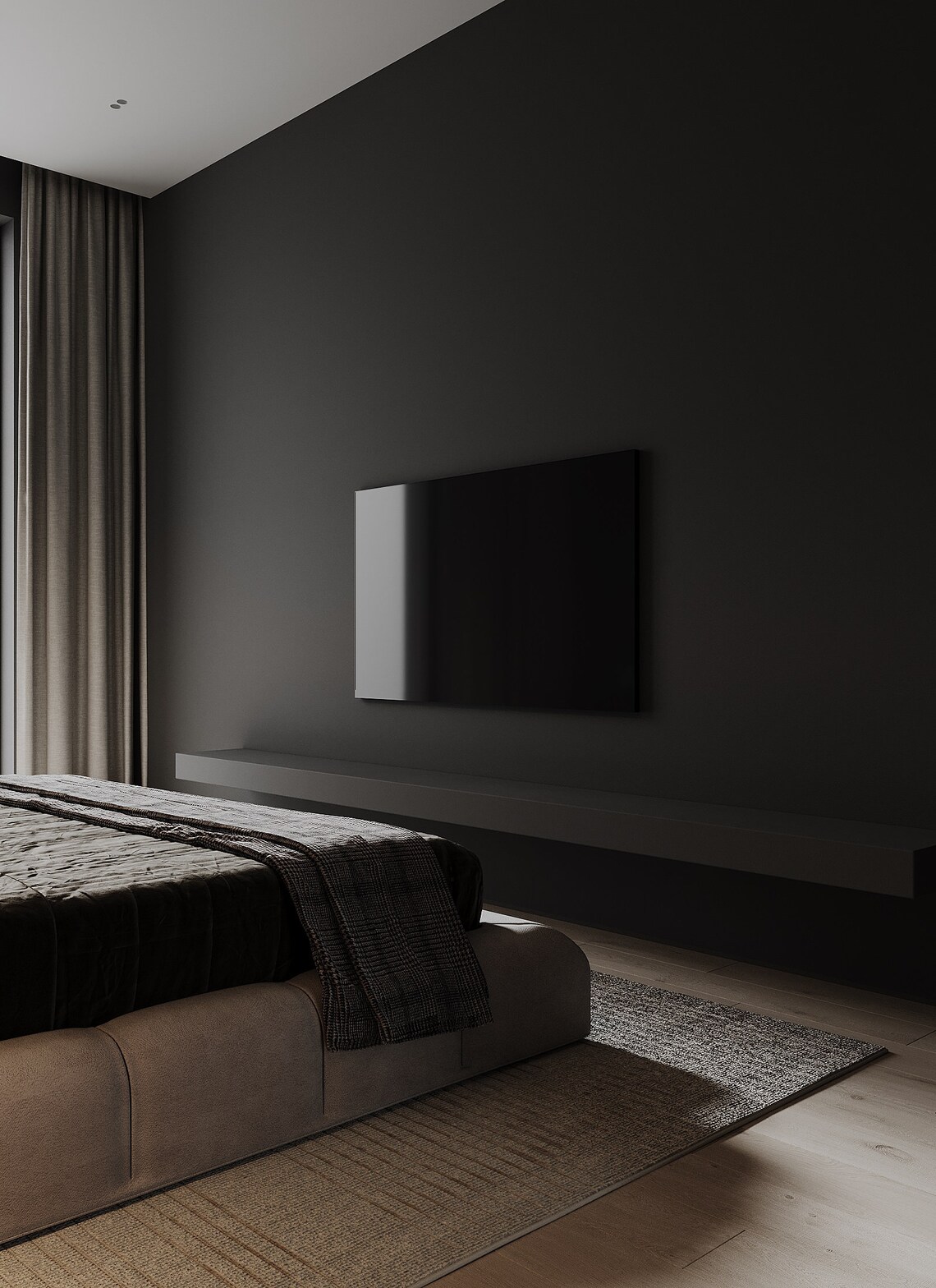 Bedroom 3D Rendering, Custom Bedroom Interior Design, Realistic ...