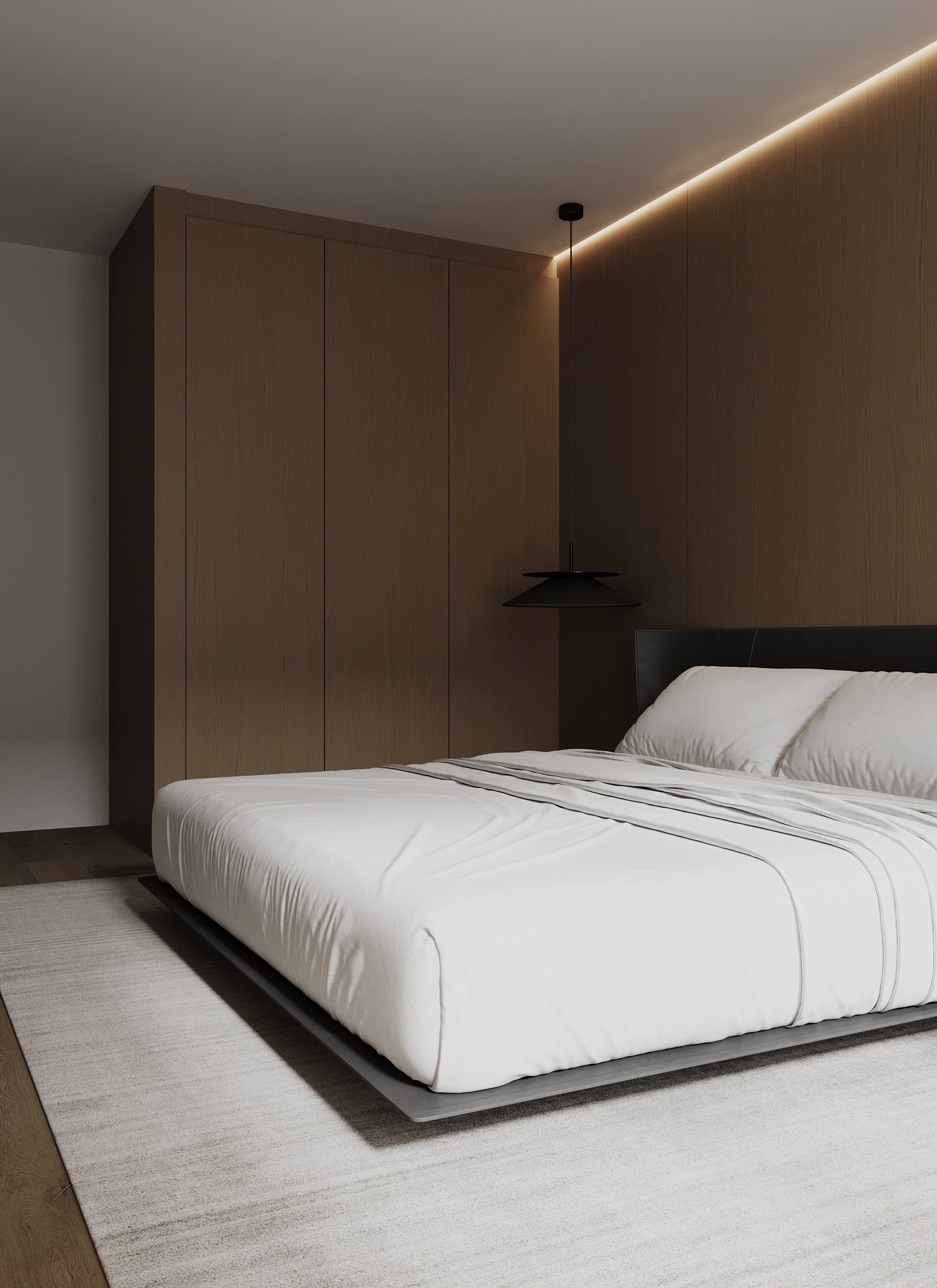 Bedroom 3D Rendering, Custom Interior Design, 3D Architectural ...