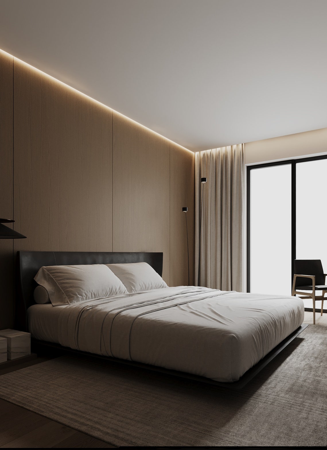 Bedroom 3D Rendering, Custom Interior Design, 3D Architectural ...