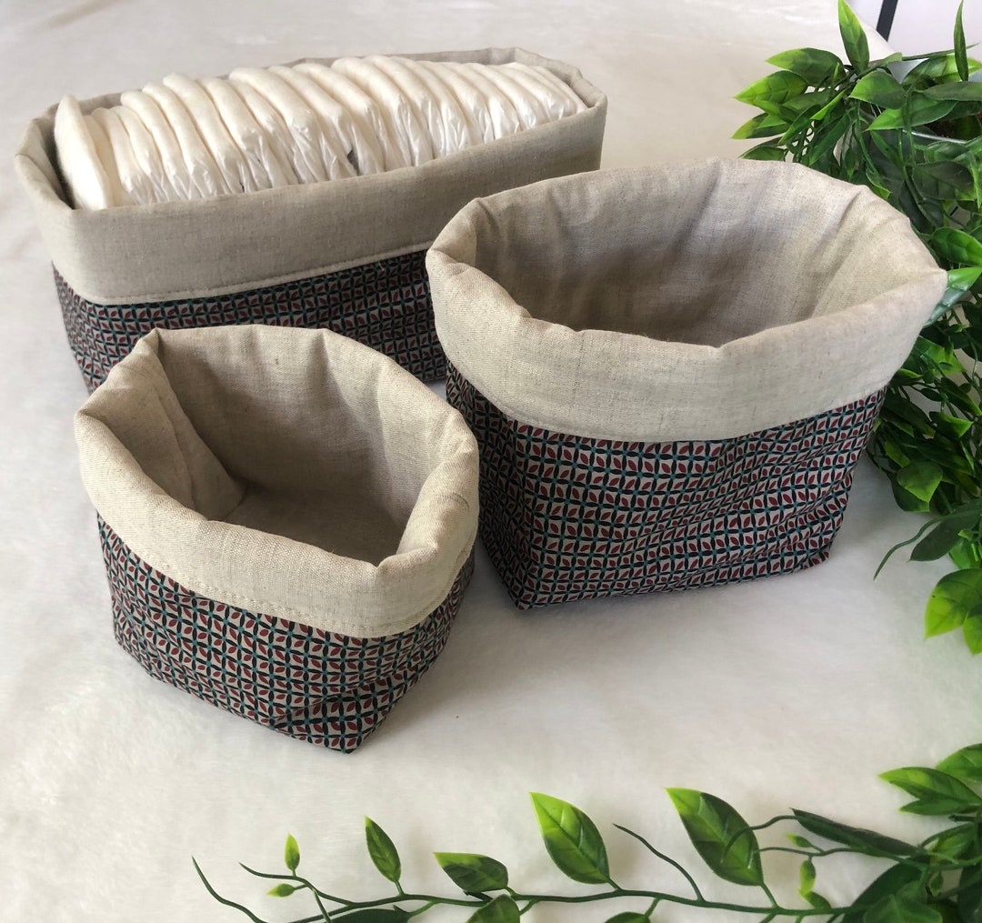 Set of Changing Table Baskets - Diaper Baskets - Baby Changing ...
