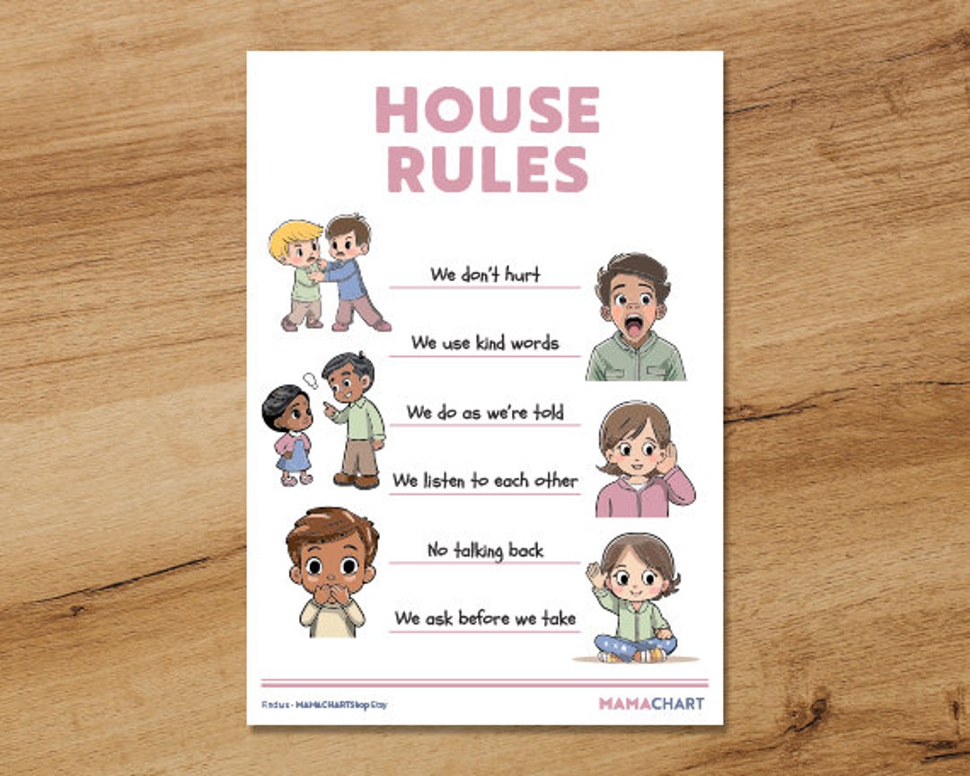 HOUSE RULES - Etsy