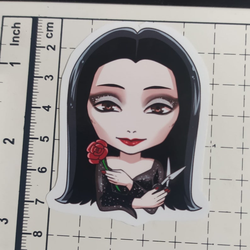 Addams Family Wednesday Morticia Stickers - Etsy