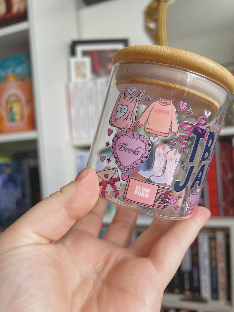Pink TBR Jar, Girlie TBR, Bookish Gift, Books, Tbr Pile, Book Pile ...