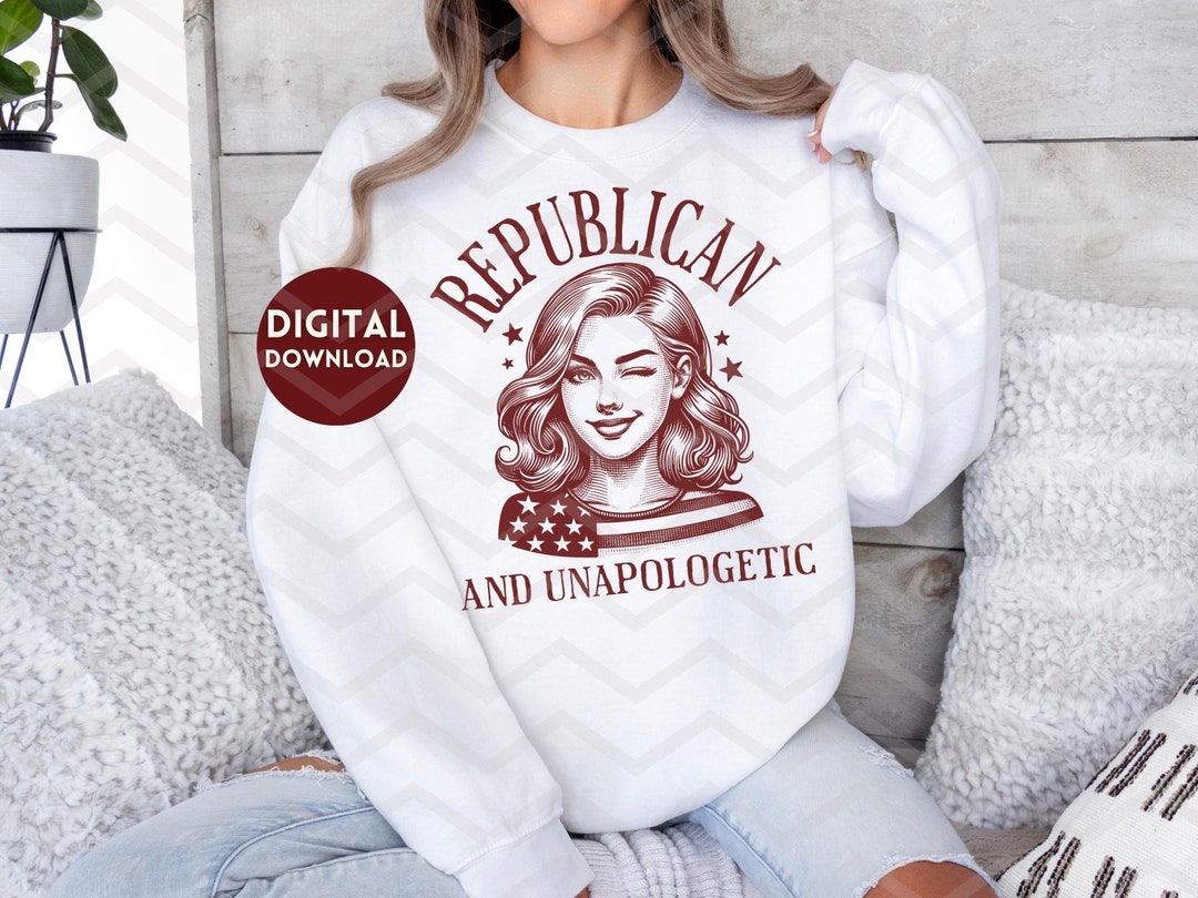 Republican Girl & Unapologetic Sublimation PNG SVG, Patriotic Png ...