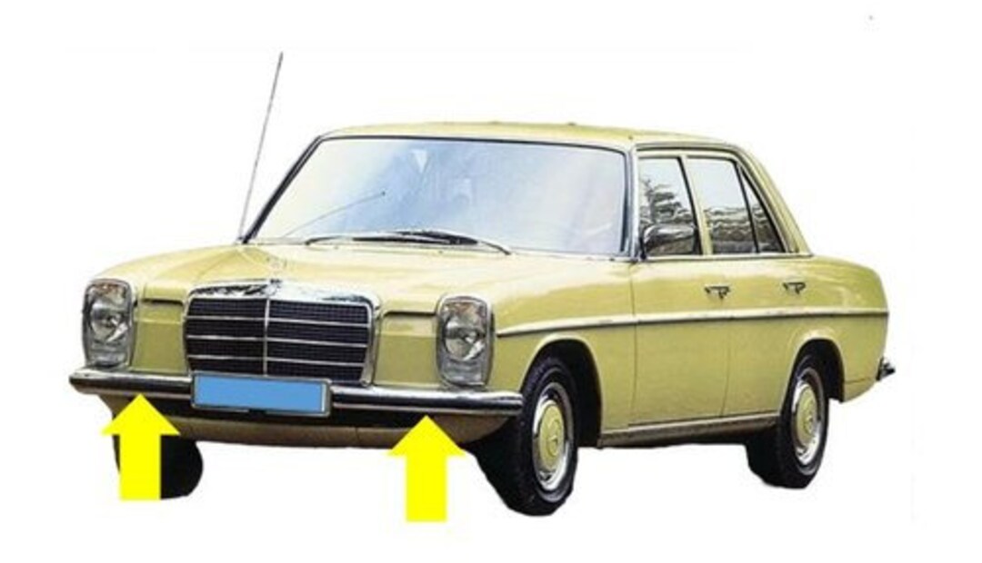 Mercedes-benz Mercedes W114 W115 Bumper Rubber Strip for Front Bumper ...