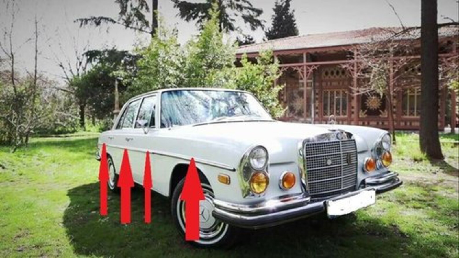 Mercedes W108 Model s and se Mercedes-benz Trim Set 10 Pieces not sel ...