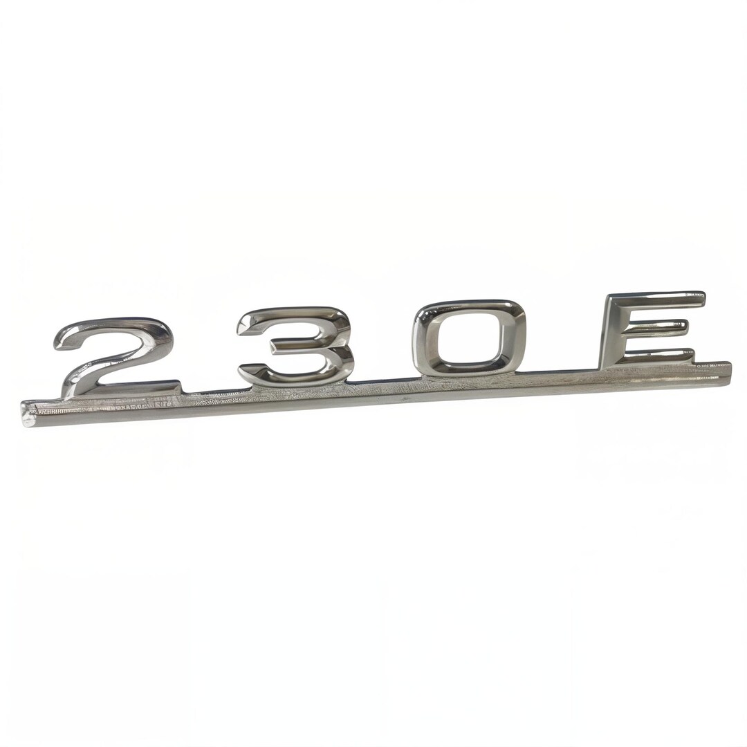 Trunk Lid Emblem “230E” – Fits W123 Sedan – Chrome Nameplate – NEW - Etsy