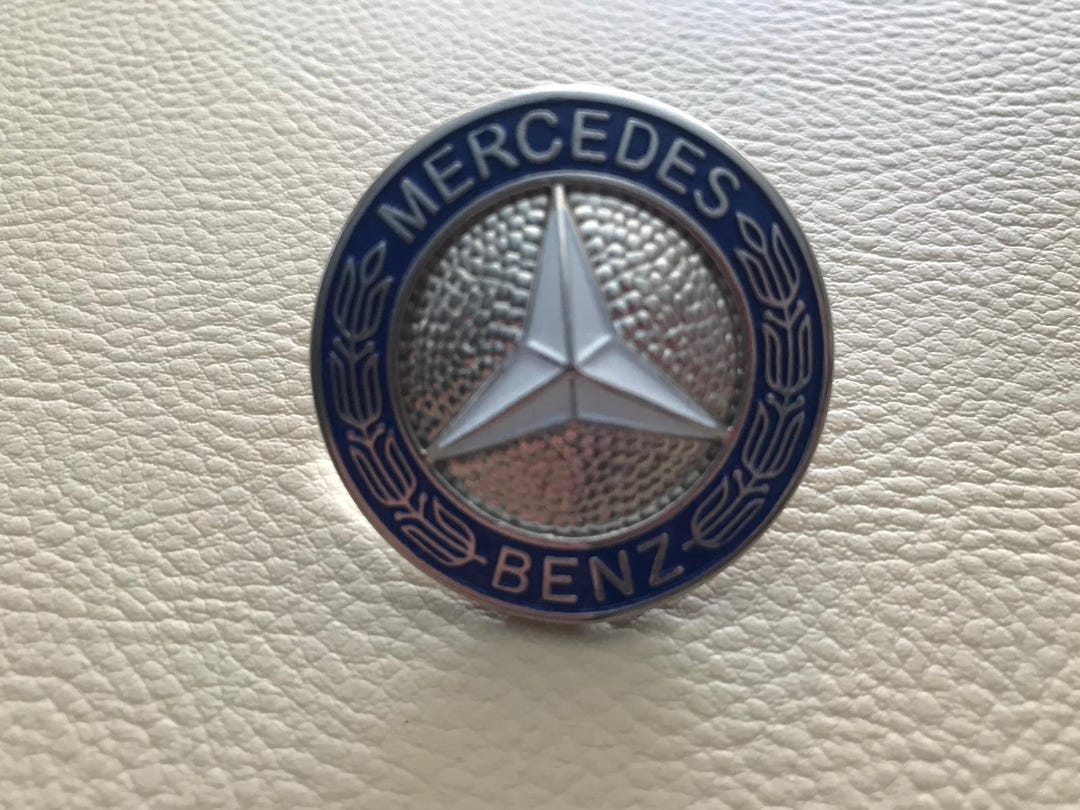 Radiator Grille Emblem Nameplate Logo – Fits Mercedes W123 Sedan C123 ...