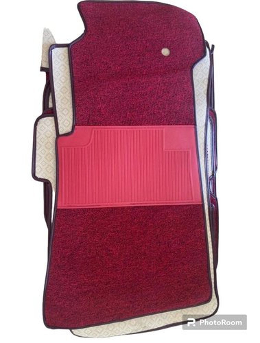 18-piece Velour and Loop Interior Carpet Set for RHD Mercedes W107/R107 ...