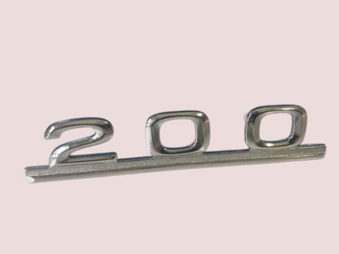 200 Luggage Compartment Emblem – Fits Mercedes W115 Sedan – Nameplate ...