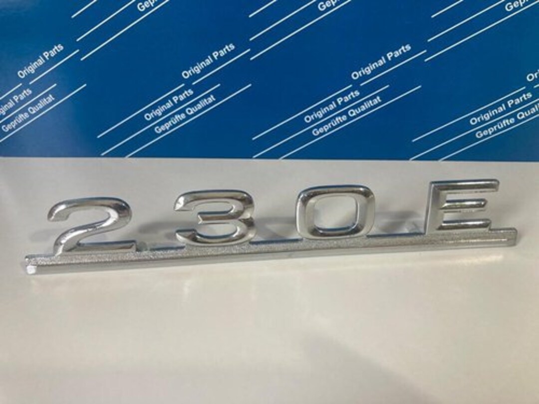 Mercedes W123 Sedan Luggage Compartment Emblem 230e Mercedes-benz ...