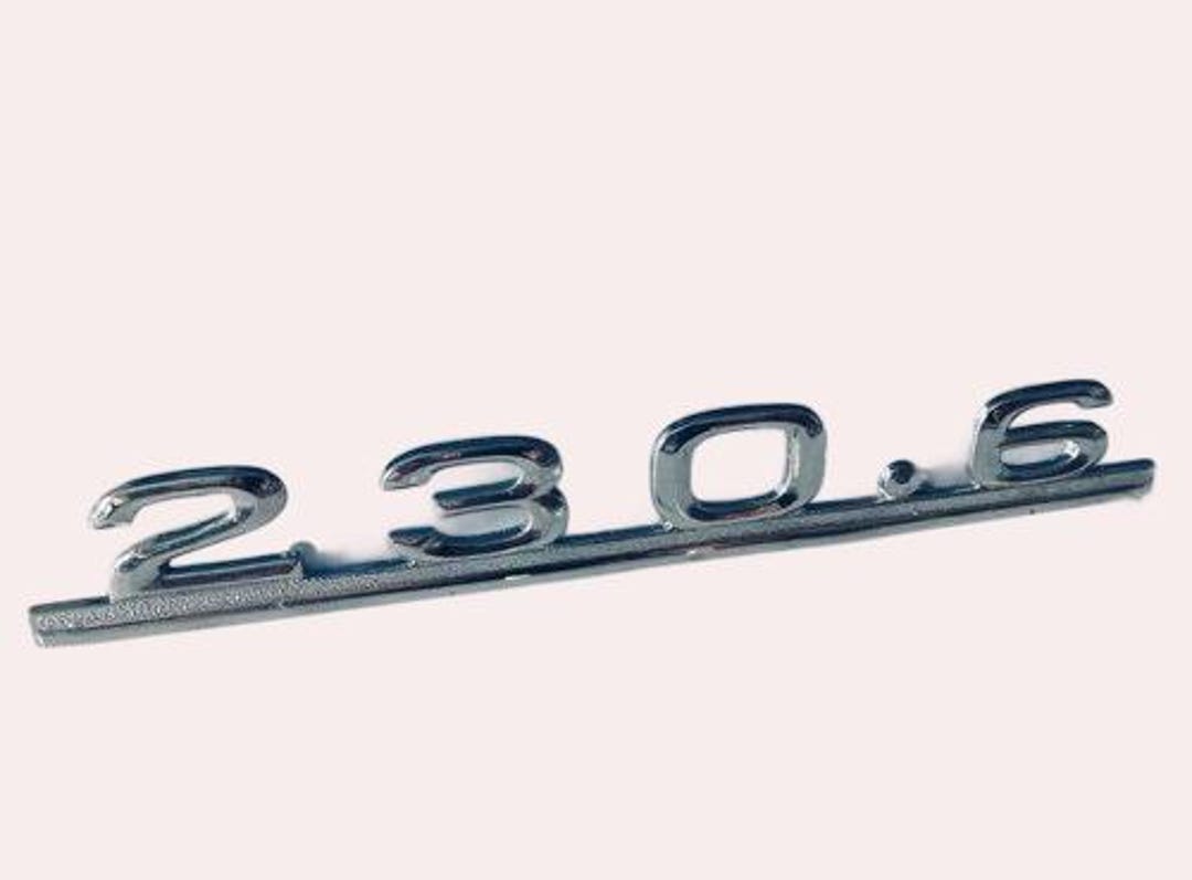 230.6 Luggage Compartment Emblem – Fits Mercedes W114 Sedan – Nameplate ...