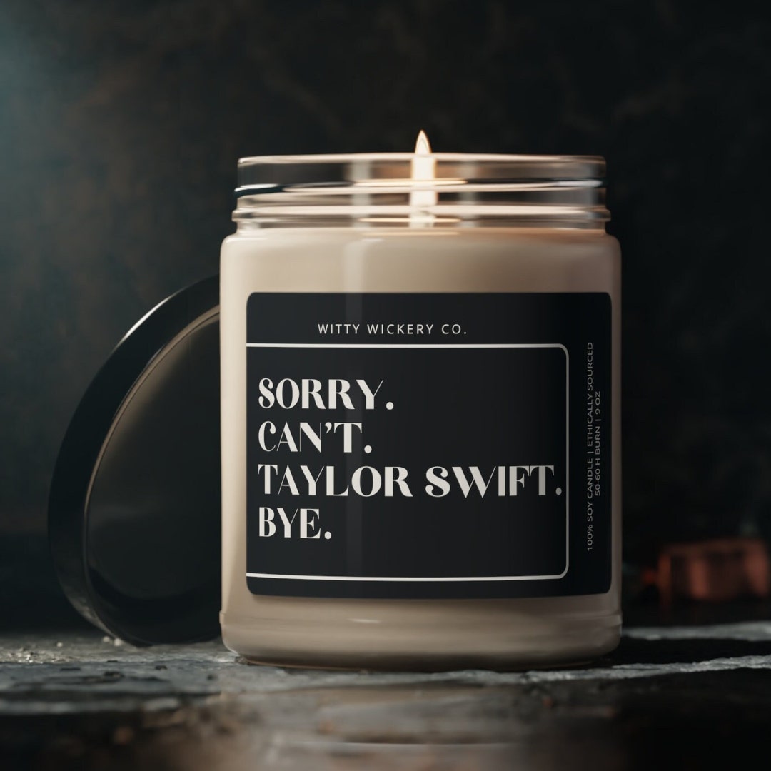 Taylor Swift Candle Taylor Swift Decor Taylor Swift Gift Candle Taylor ...