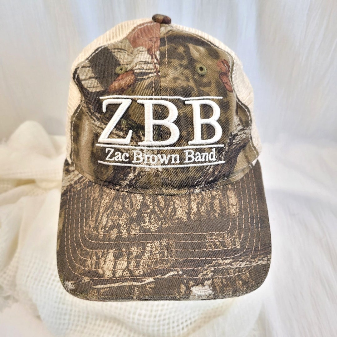 Zac Brown Band Camouflage Mesh Trucker Hat Adjustable - Etsy