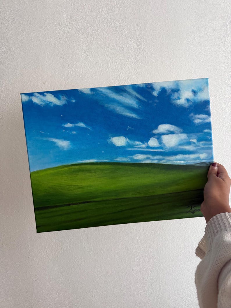 Windows XP Wallpaper Painting - Etsy