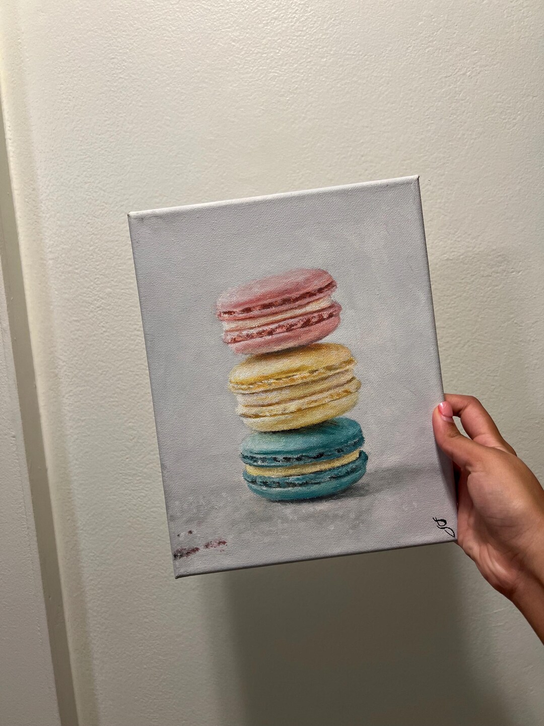 Colorful Macarons Painting - Etsy