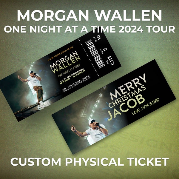 Morgan Wallen Ticket Svg - Etsy
