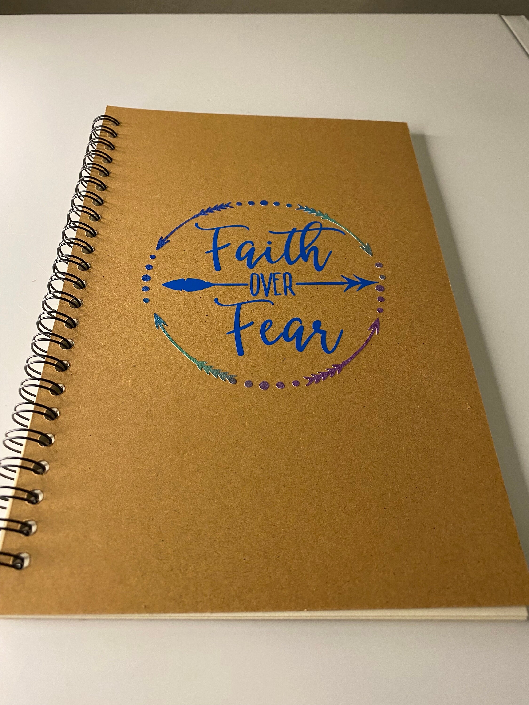 Faith Over Fear Note Books Note Pad Journals - Etsy