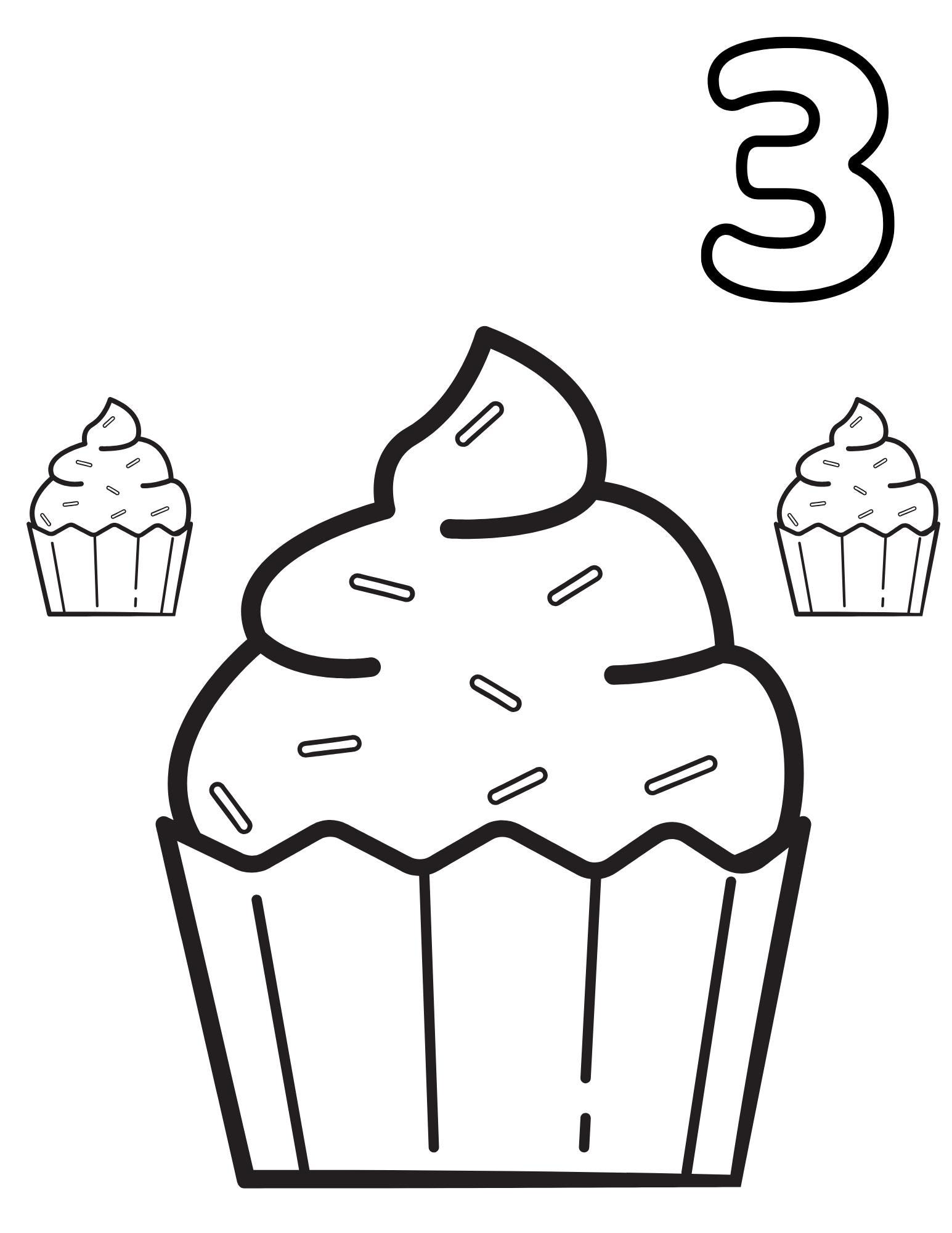 Counting and Coloring Pages for Kids, Kids Beginning Math, Kindergarten ...