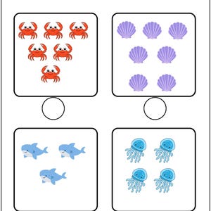 Let's Count, Match or Write!, Count and Match Worksheets, Printable ...