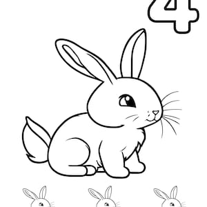 Counting and Coloring Pages for Kids, Kids Beginning Math, Kindergarten ...