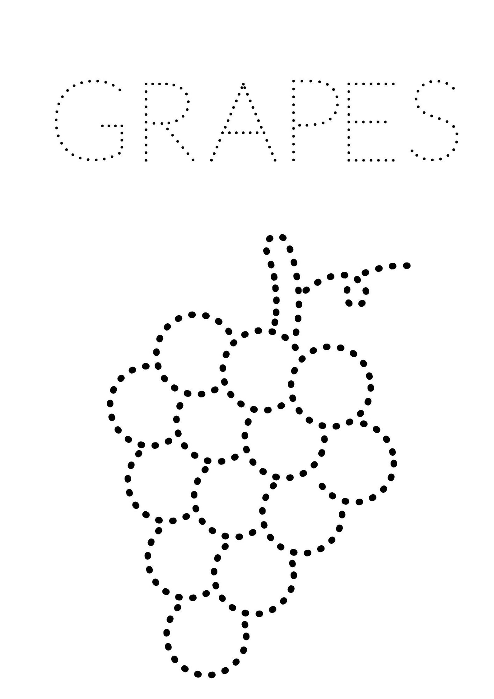 Vegetables & Fruits Tracing Coloring Pages: Preschool Kindergarten ...