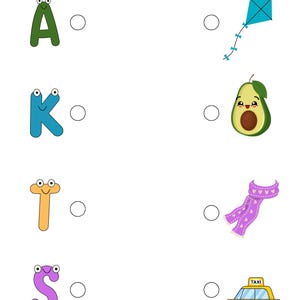 Beginning Sound Match, Beginning Sound Picture Match, Educational ...