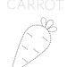 Vegetables & Fruits Tracing Coloring Pages: Preschool Kindergarten ...