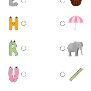 Beginning Sound Match, Beginning Sound Picture Match, Educational ...