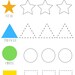 Shape Tracing Worksheets: Pre-writing Skills Practice (digital Download ...