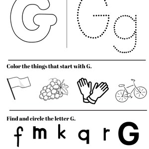 26 Alphabet Worksheets (A - Z ), Printable Activity Worksheets, Trace ...