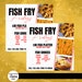 Editable Fish Fry Flyer Template | Fish Fry Template | Canva Edit Fish ...