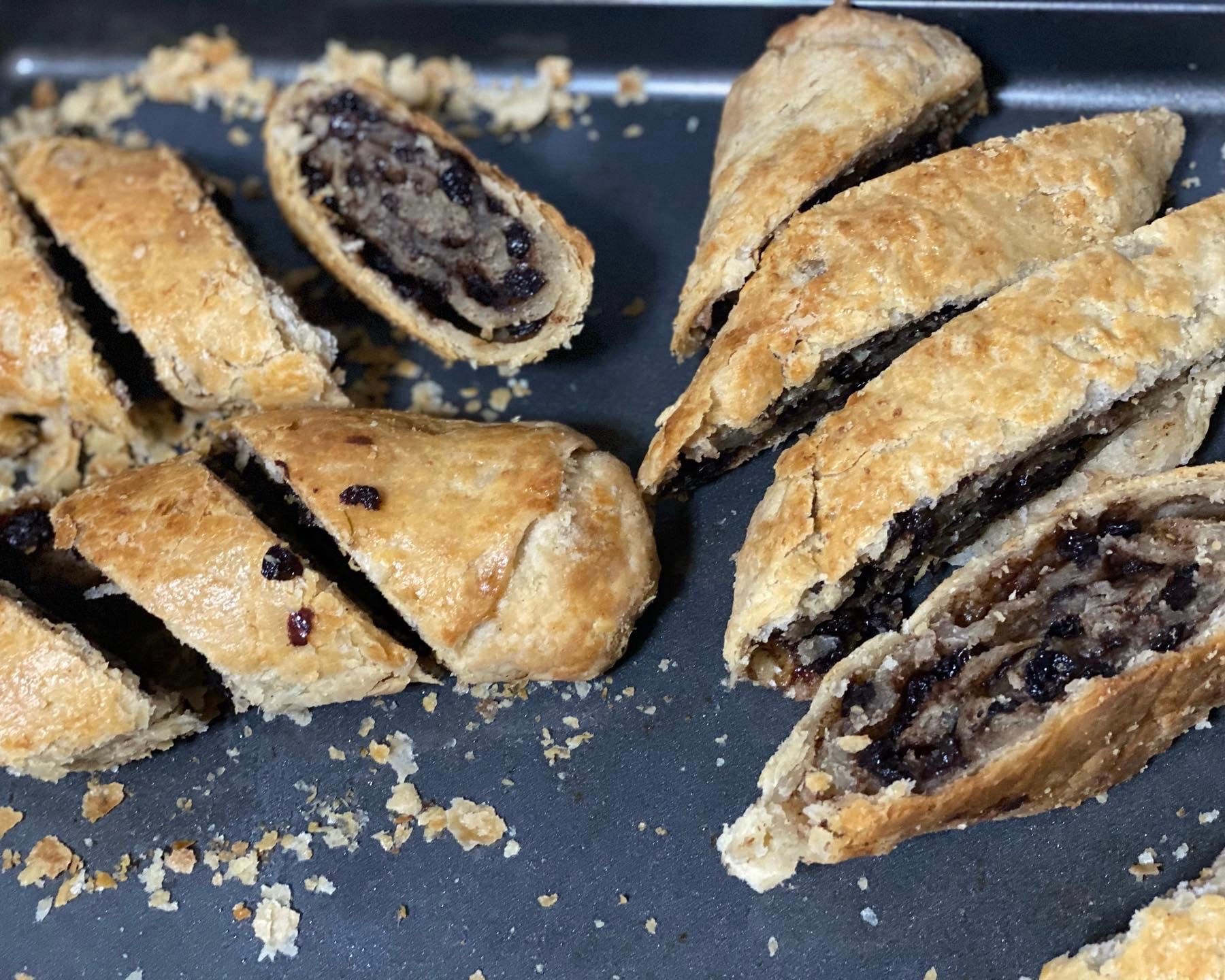 Trini Currants Roll | Flaky Pastry | Pastry | Trinidad Snacks | Island ...