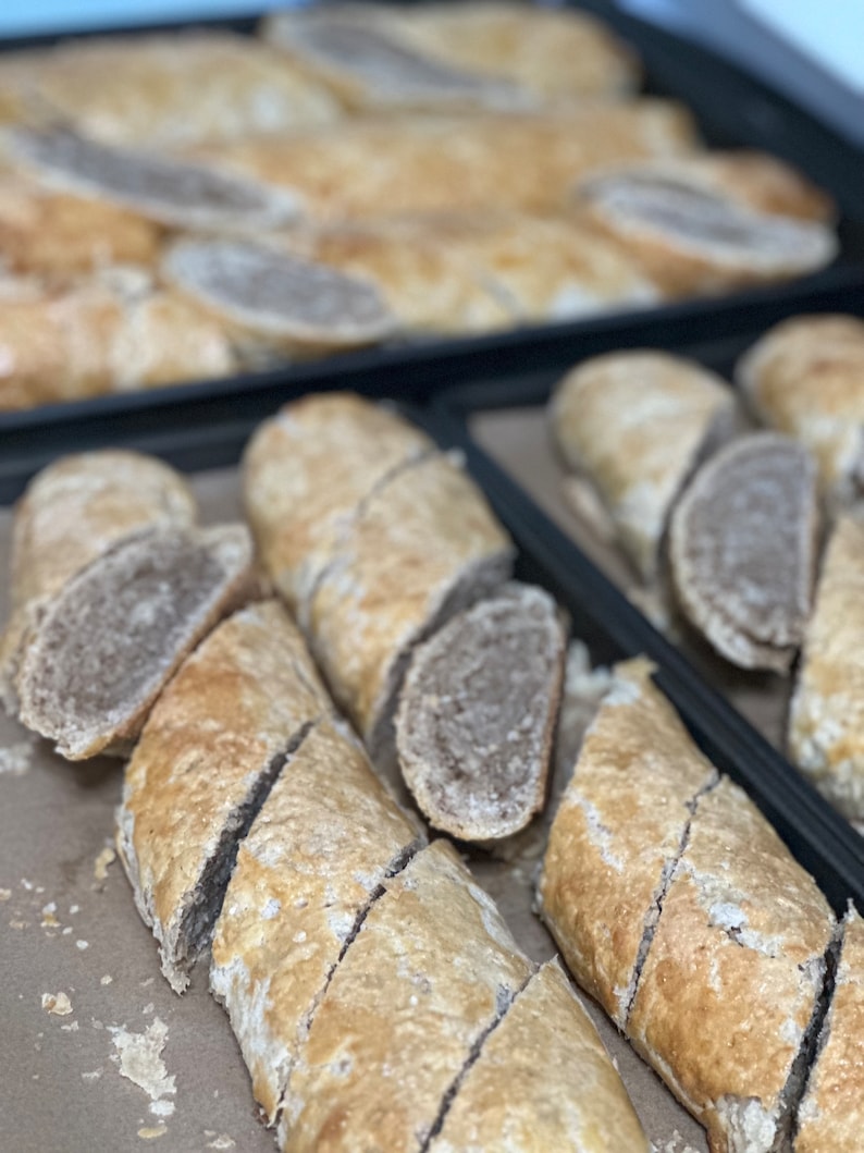 Trini Coconut Rolls Flaky Pastry Trinidad Snacks Trini - Etsy