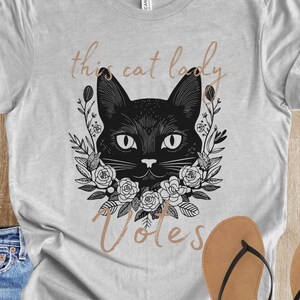 This Cat Lady Votes, Express Ship Available, Crazy Kitty Ladies Shirt ...