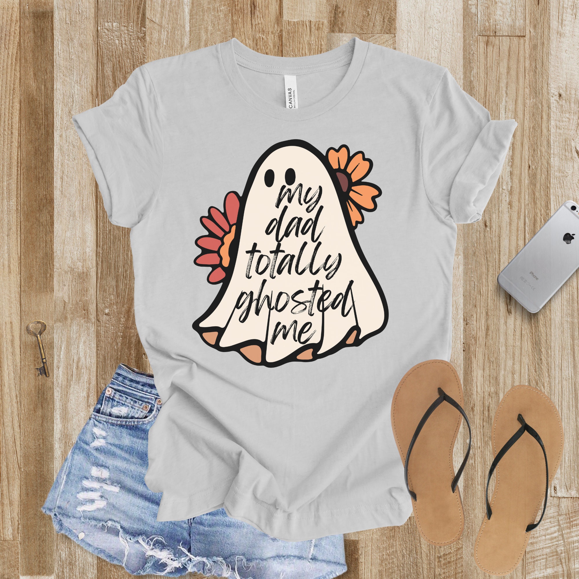 My Dad Totally Ghosted Me Snarky Bereavement Shirt for Grieving Orphans ...