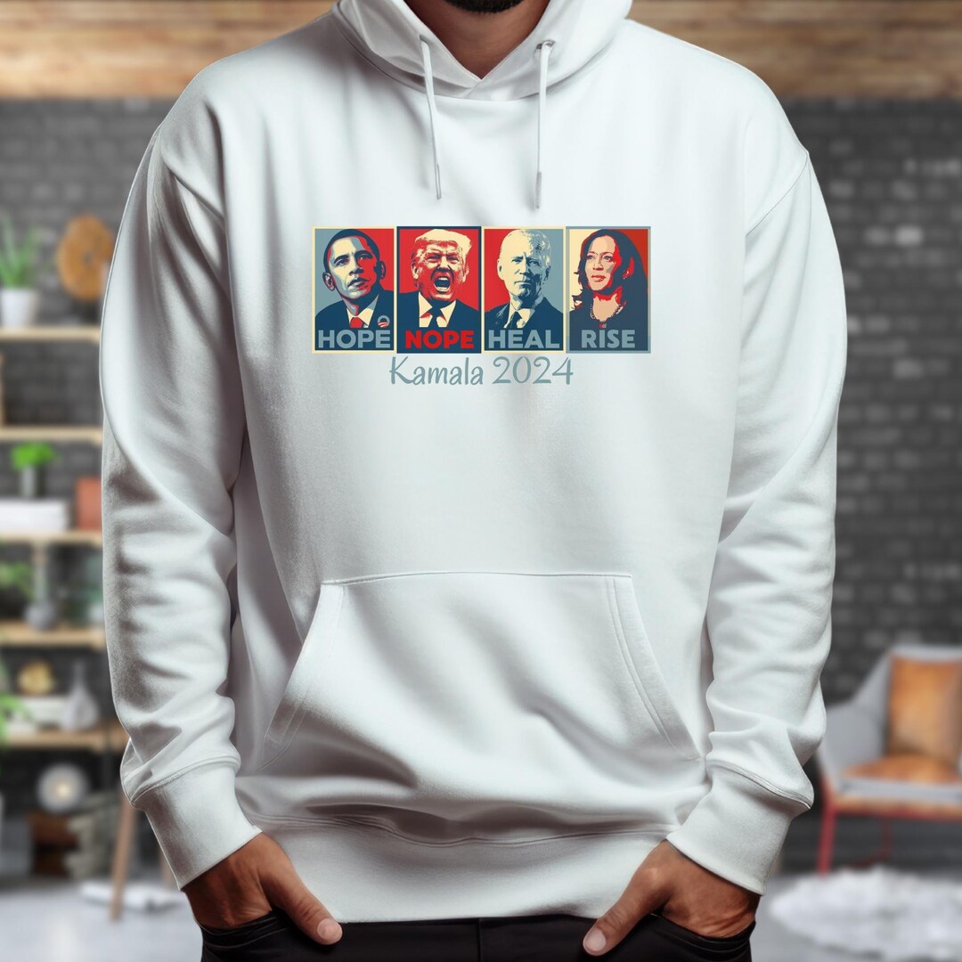 Hope Nope Heal Rise Kamala 2024, Yes We Kam, Harris Support ...