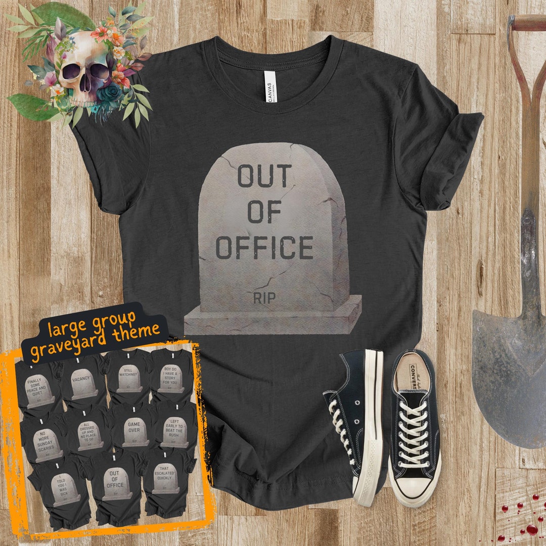 Out of Office, Graveyard Group Costume, Funny Halloween Party Wear for ...