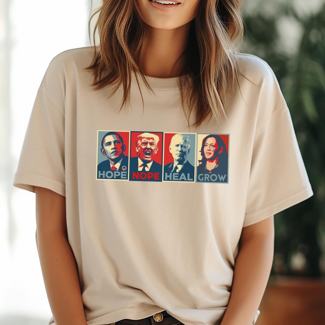 Hope Nope Heal Grow, Yes We Kam, Kamala Harris Shirt, 2024 American ...