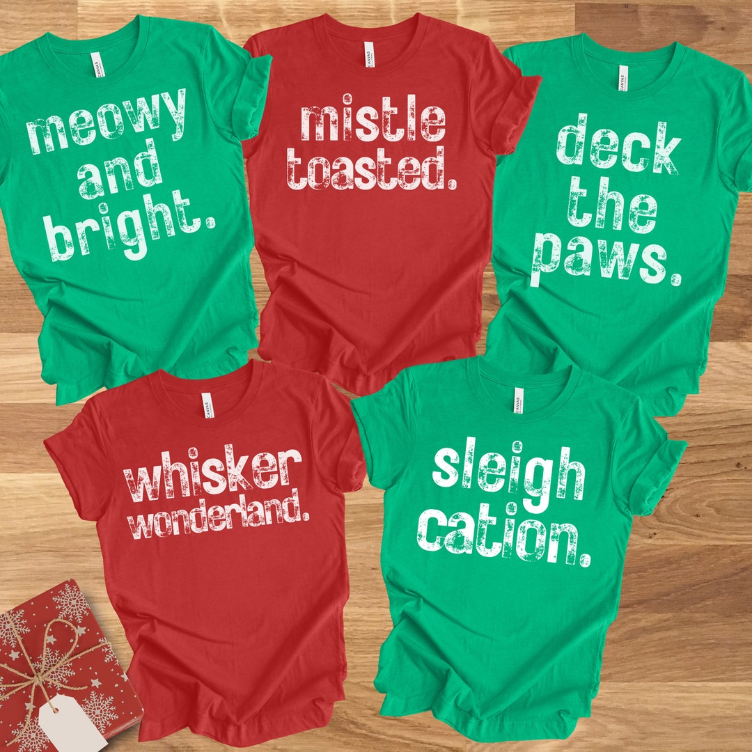 Coordinated Christmas Shirts Matching Funny Xmas Tees - Etsy