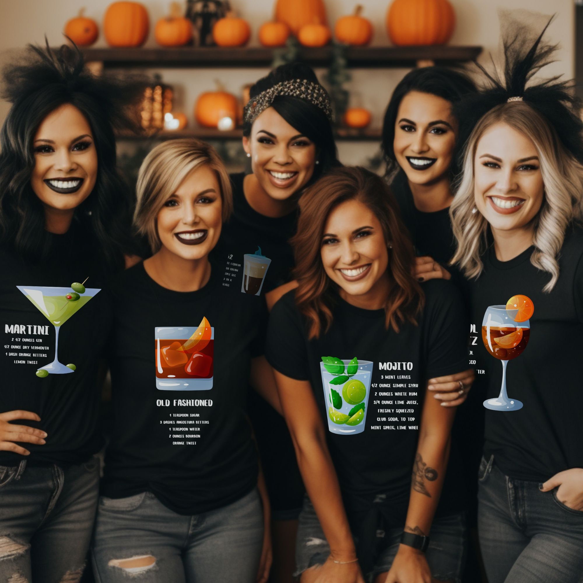 Aperol Spritz Cocktail Crew Tshirt Costume, Full Bar Halloween Party ...