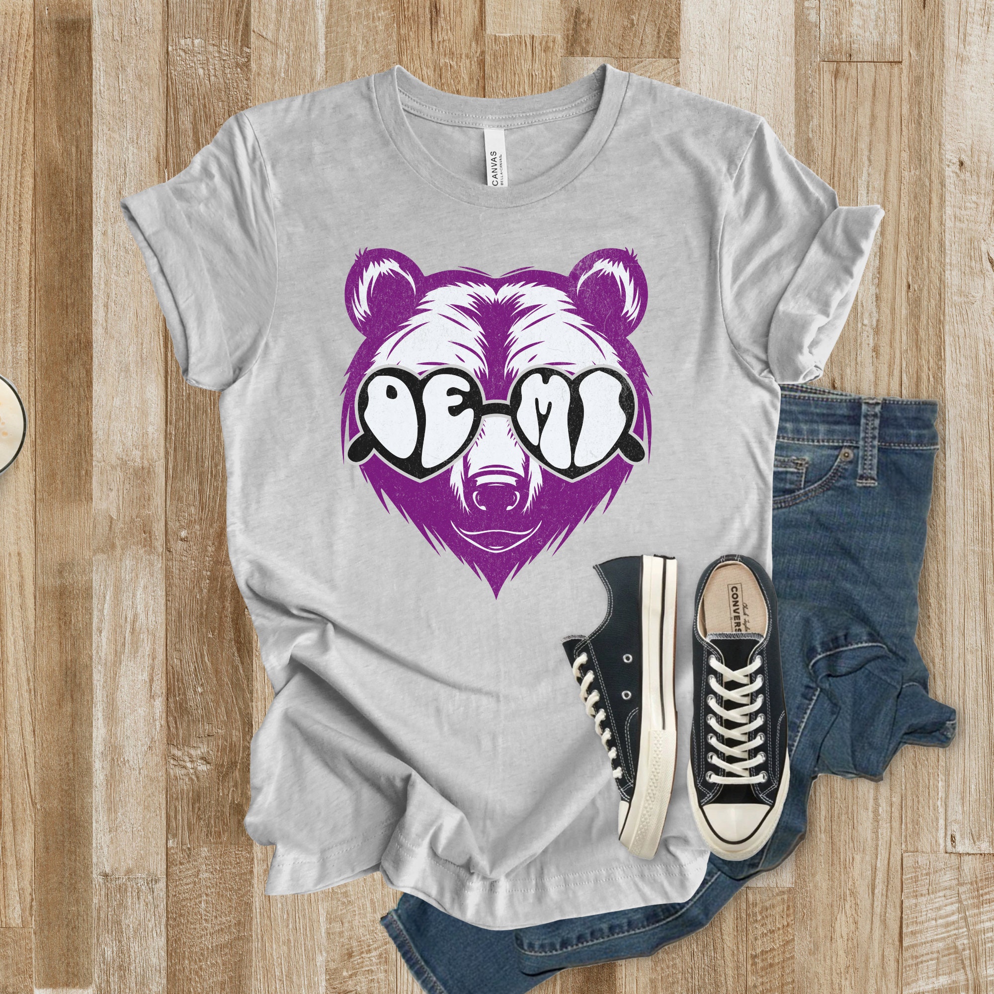 Demi Bear, Demisexual Shirt, Demi Flag Colors, Cute Ace Graysexual ...