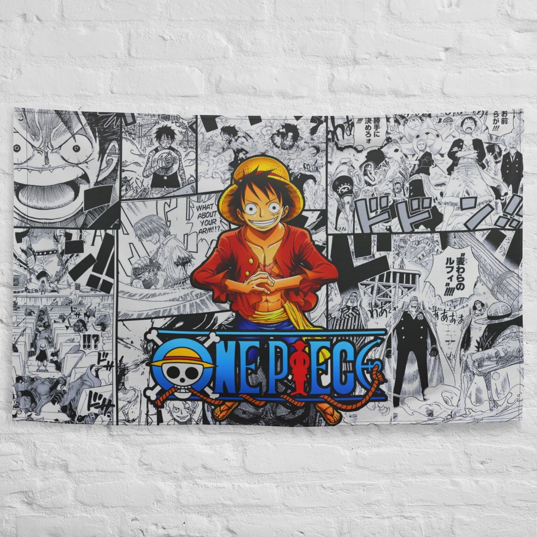 Buy One Piece Luffy Manga Flag One Piece Luffy Banner Anime Flag Flag ...